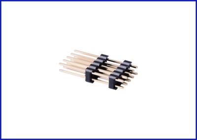 China Pitch2.54 mm 2*5P header connector Black Brass material PC2.8 PA4.0 Gold-plated Environmental protection for sale