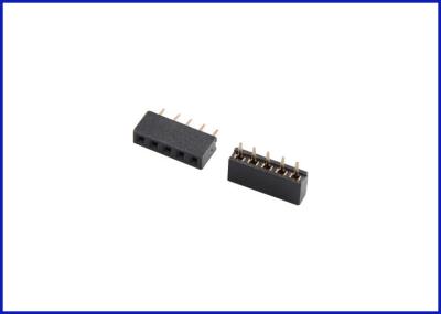 China 2.54 mm 1*5 P DIP female socket connector for sale