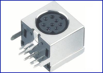 China Mini Din 6pin/4pin/8pin/13pin Socket Female 90 Degree for sale