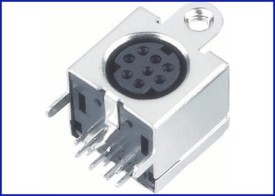 China Mini Din 6pin/4pin/8pin/13pin Socket Female 90 Degree for sale
