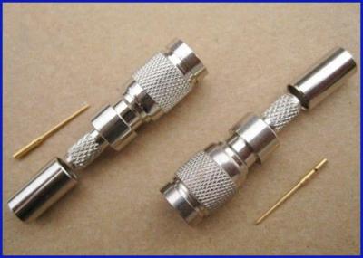 China 1.0/2.3 Male crimp connector for ST212 Cable for sale