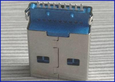 China USB 3.0 A Type Male sinking+smt connector for sale