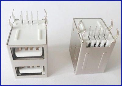 China Double USB Connector Rightangle for sale