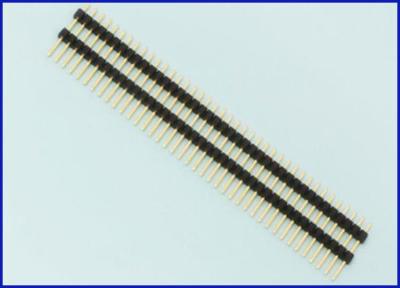 China 180 degree single row 2.54mm picth pin header for sale