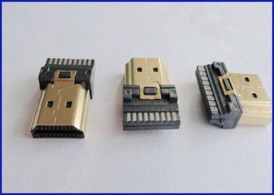 China USB 3.0 B male solder type HDMI 19P Connector for sale