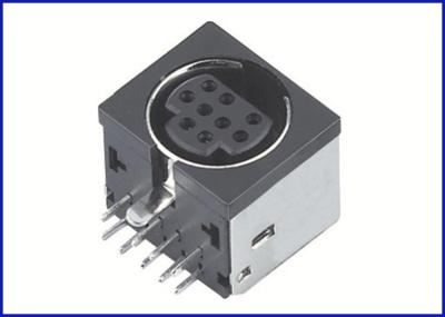 China Mini Din Connector 8pin female Socket S terminal for sale