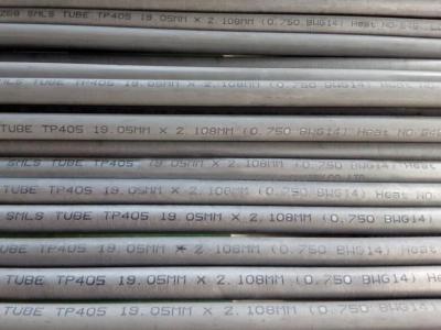 China TP405, UNS S40500, EN 1.4002, DIN X7CrAl13 stainless seamless steel tube for sale