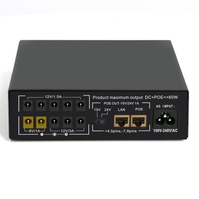 China Mini POE60W Mini Networking Factory Price Portable DC UPS POE Mini Ups 12V 3A for sale