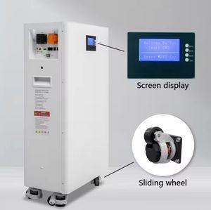 China DIY Empty Lithium Pouch Battery Box for 230-302ah Cells 280ah Capacity BMS LCD Display 15kw Output for sale