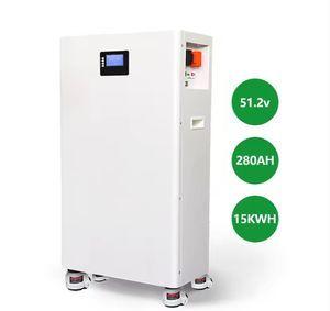 China LiFePO4 Box Jk BMS Battery Case with Wheels DIY Vertical Stand-up Metal Battery Pack 280ah Vertical for sale
