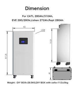 China Battery Box 15kwh 48V 16s DIY Kit Battery DIY Kit with 200A Smart BMS for sale