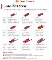 China Advanced Daly 8s-17s Active Balance BMS with 100A Performance for sale