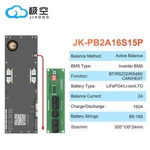 China Jkbms V19 Pb2a16s15p LiFePO4 Battery BMS 16s 200A Jikong BMS 48V with Can RS485 Heat Active Balancing Parallel Inverter Smart BMS Jk for sale