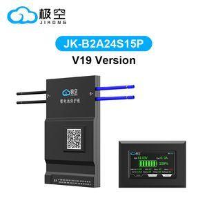 China Fast Shipping Jk-BMS Active Equalization Smart Li-ion Battery Management System Jk B2a24s15p LiFePO4 Cell Jk BMS for sale