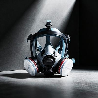 China MJ-4017 High Quality Silicone Full Face Respirator for sale