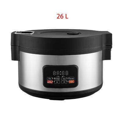 China 26L de aço inoxidável comercial fogão de arroz de 90 copos à venda