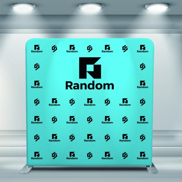 Quality Straight 8x8 Tension Fabric Backdrop Double Sided Pillow Cover Backdrop for sale