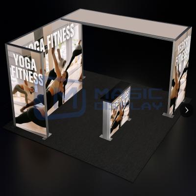 China Aluminum Alloy SEG Light Box 10x10ft Trade Show Display Booth Stand for sale
