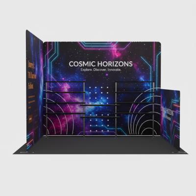 China Portable Trade Show Booth Tension Fabric Display For Business Events for sale