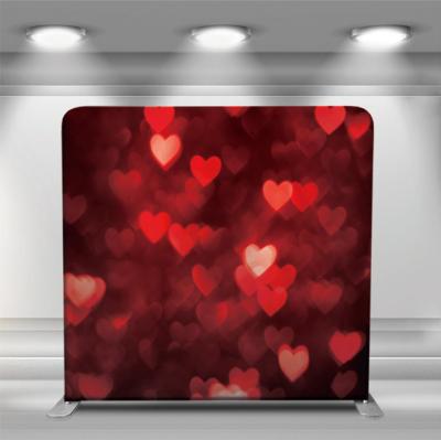 China Modular Pillowcase Backdrop Tradeshow Backdrop With 1 Frame And 2 Fabric Skins for sale