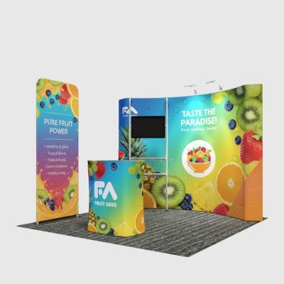 China Custom Fabric Display Trade Show Booth For Marketing Events for sale
