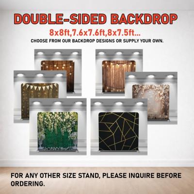 China 7x7ft Pillowcase Backdrop Three Stretch Fabric Covers For Photo Booth Displays for sale