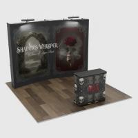 China 10x10ft Custom Printed Trade Show Booth 3m Wide with Replaceable Graphics for sale