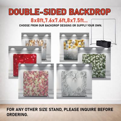 China Wedding Photo Booth Backdrop 8x8ft Photo Booth Wall Backdrop for sale