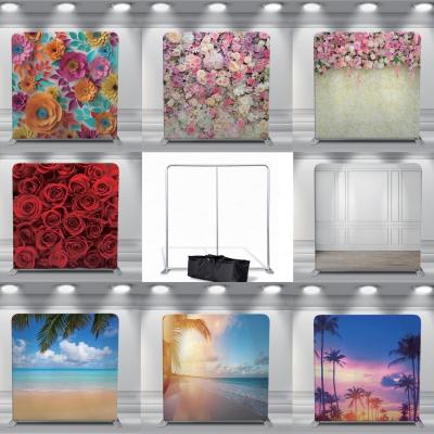 China 8X8ft Pillowcase Backdrop One Stand Four Fabric Covers Photo Booth Display for sale