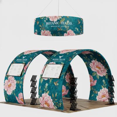 China 3x6m Trade Show Booth Modular Exhibition Display Kit Fabric Walls for sale