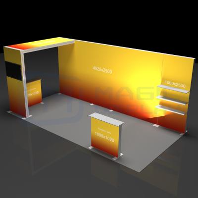 China Aluminum Profile SEG Light Box LED Backlit Trade Show Booth 10x10 for sale