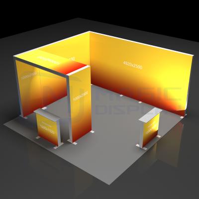 China Backlight Light Box Exhibition Stand SEG Tension Fabric Lightbox For Advertising Trade Show for sale
