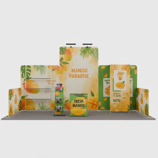 Quality 3x6m Trade Show Booth Portable Booth Display Kit Multiple Layout Options for sale