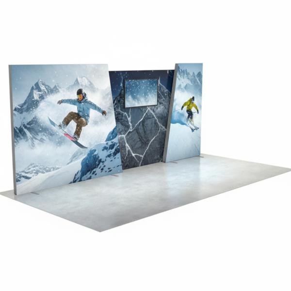 Quality Portable 10x20 Trade Show Booth Reusable Fabric Expo Booth Backdrop for sale
