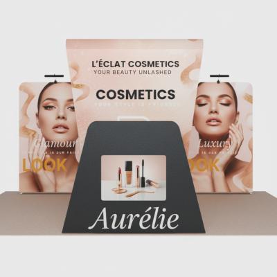 China Portable Booth Display 6X3m Reusable Lightweight Trade Show Display for sale