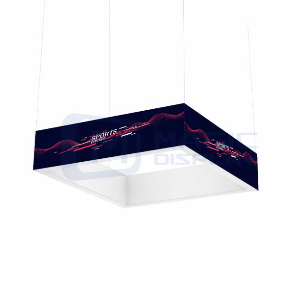 Quality Backlit Fabric Trade Show Hanging Banner Customizable Exhibition Hanging Banner for sale