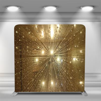 China Exhibition Tension Fabric Display Fabric Banner Backdrop Stand For Trade Show Booth Exhibition Backdrop Stand for sale