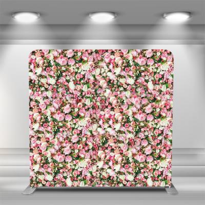 China Customized Straight Backdrop Photo Booth Stand Pillowcase Backdrop Party Events Exhibition Backdrop Display for sale
