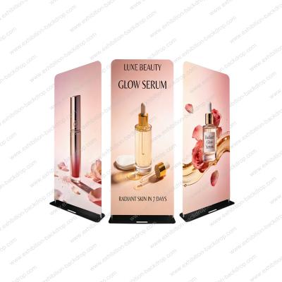China Aluminum Tube Stand Tension Fabric Banner Display For Trade Show Exhibition Expo Custom Design Fabric Banner Display for sale