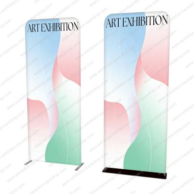 China Tension Fabric Backdrop Display Stand Trade Show Equipment Fabric Banner Display For Exhibition Conference for sale