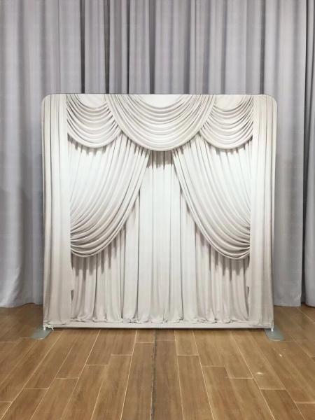 Quality Seamless Print Tension Fabric Backdrop Designed for Trade Shows Exhibitions Corporate Events and Marketing Presentations for sale