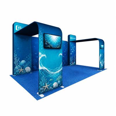 China Eco Friendly Trade Show Booth Structures Made from Sustainable Materials and Recyclable Components for Green Exhibitions for sale
