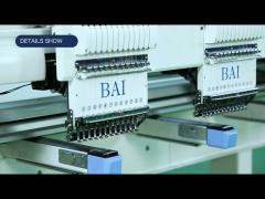 Dress Electrical High Speed Embroidery Machine 8 Head 12 Needles