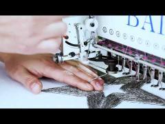 CE Cording Embroidery Machine BAI Single Head 12 Needle Embroidery Machine