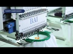 450mm 2 Head Embroidery Machine BAI 1200rpm High Speed