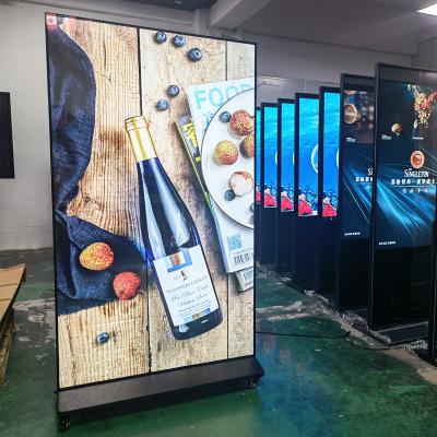 中国 4k Usb Hdmi Out Lan Wifi LCD フロアスタンド デジタルシグネチャー フルスクリーン 75インチ 室内 販売のため
