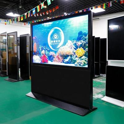 Cina Pubblicità Totem LCD Digital Signage Display Indoor Horizontal Touch Screen Chiosco in vendita