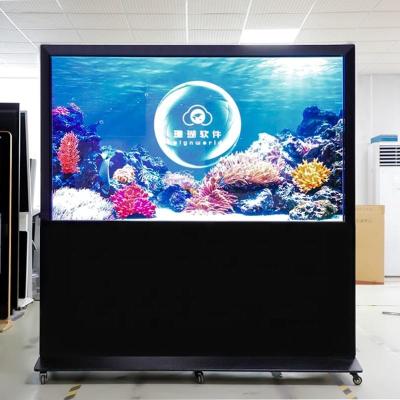 Cina Pubblicità Totem LCD Digital Signage Display Indoor Horizontal Touch Screen Chiosco in vendita