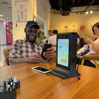 Cina Display pubblicitario LCD Android per interni Smart Touch Screen Table per caffè / casa / hotel in vendita
