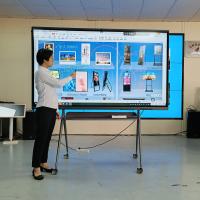 China Multi Touch Interactive Whiteboard Panel 75 Inch Smart Whiteboard For Classroom for sale